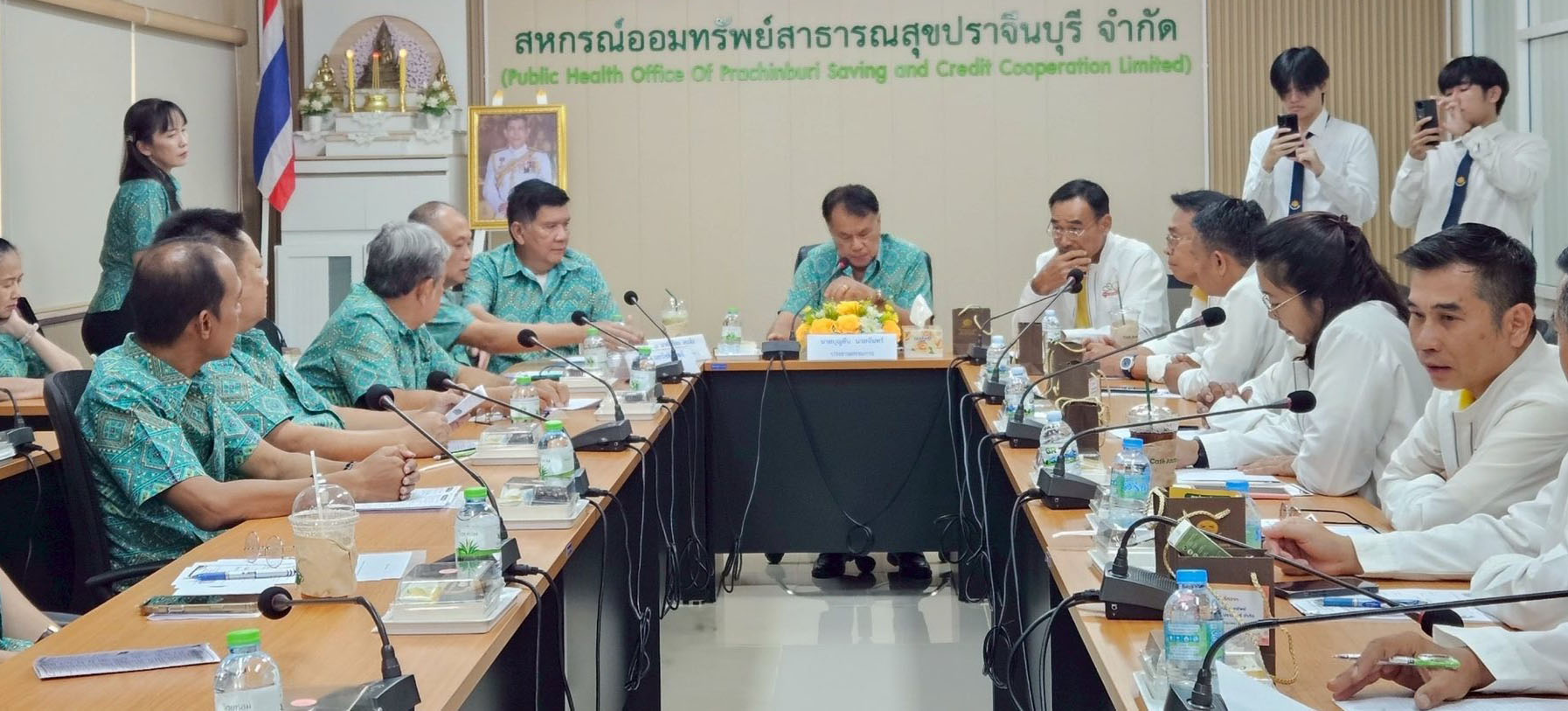 ต้อนรับคณะศึกษาดูงานจากสหกรณ์ออมทรัพย์สาธารณสุขสมุทรปราการ - Prachin COOP